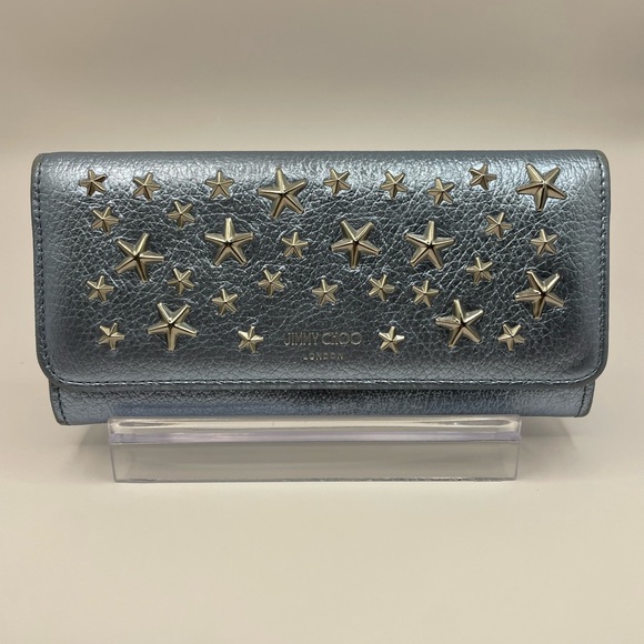 Jimmy Choo | Bags | Jimmy Choo London Star Studded Leather Long ...